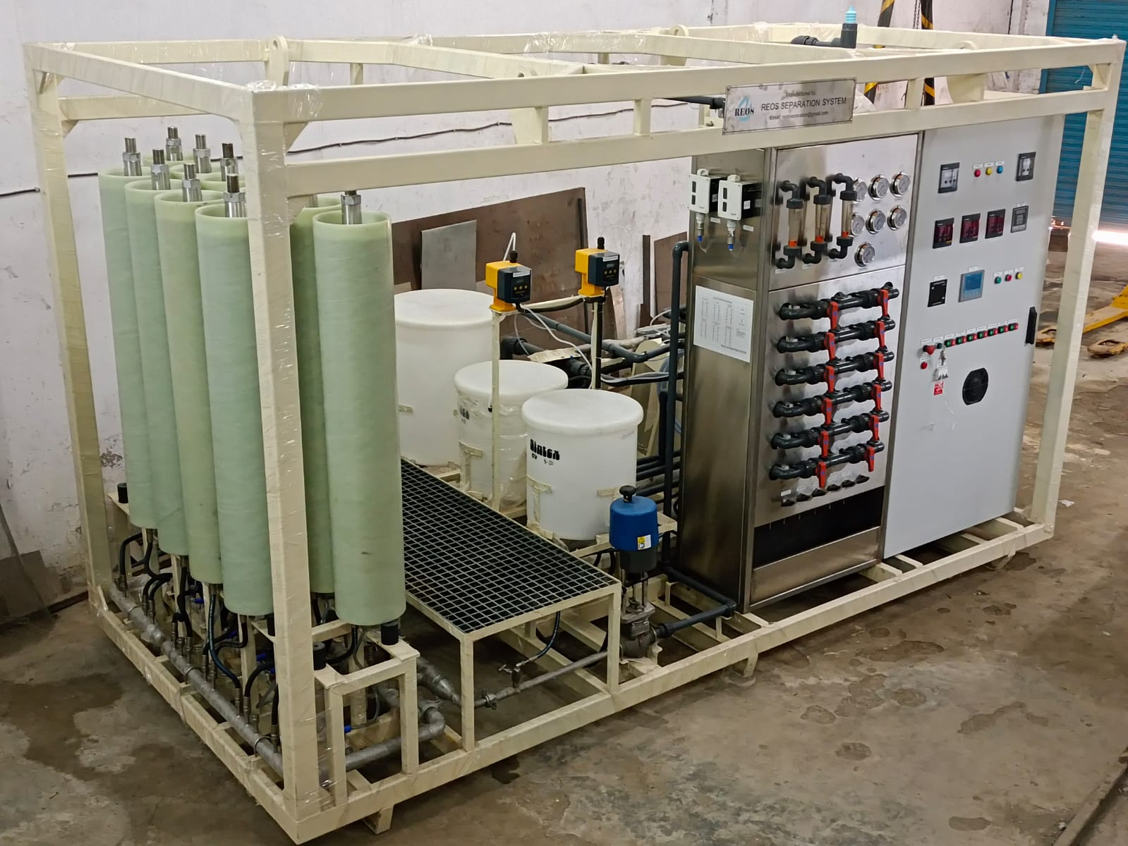 Ctro (circular tube reverse osmosis) membrane system